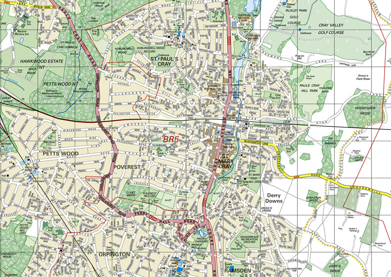Bromley London Borough Map– I Love Maps