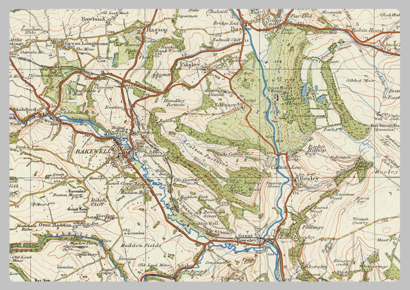 1920 Collection - Buxton & Matlock Ordnance Survey Map | I Love Maps