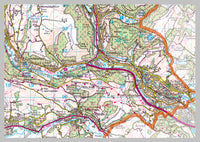 Caerphilly County Map– I Love Maps