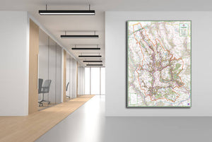 Caerphilly County Map– I Love Maps