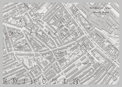 London 1872 Ordnance Survey Map - Sheet LVI - Camberwell– I Love Maps
