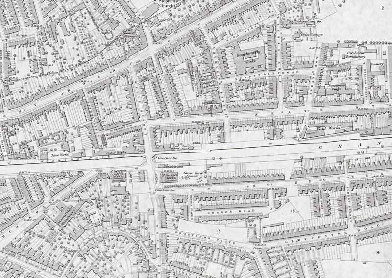 London 1872 Ordnance Survey Map - Sheet LVI - Camberwell– I Love Maps