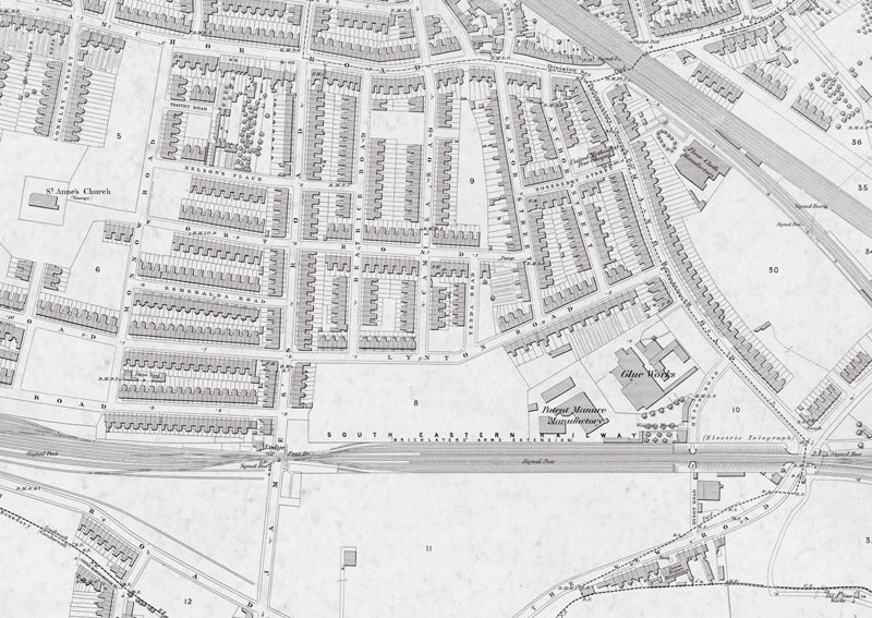 London 1872 Ordnance Survey Map - Sheet LVI - Camberwell– I Love Maps