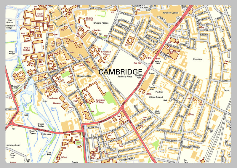 Cambridge Street Map– I Love Maps