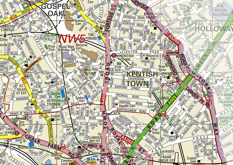 Camden London Borough Map– I Love Maps