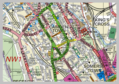 Camden London Borough Map– I Love Maps