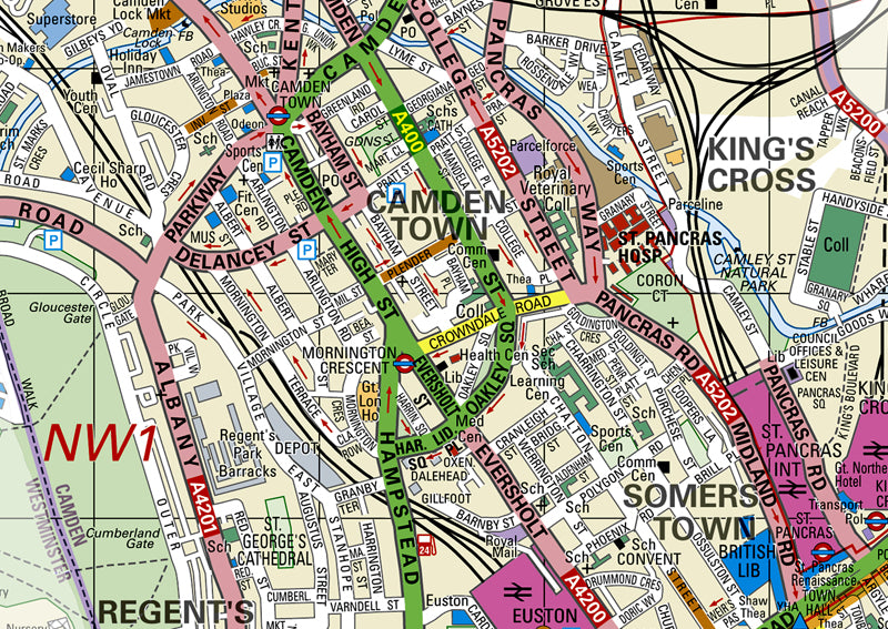 Camden London Borough Map– I Love Maps