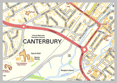 Canterbury Street Map– I Love Maps