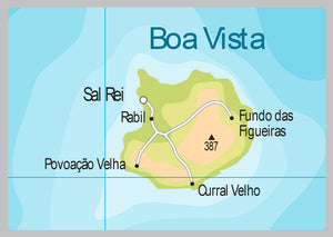 Physical Map of Cape Verde - The Oxford Collection– I Love Maps