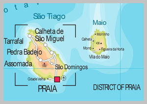 Physical Map of Cape Verde - The Oxford Collection– I Love Maps
