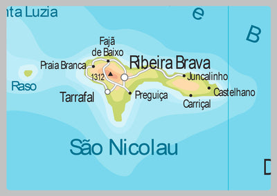 Physical Map of Cape Verde - The Oxford Collection– I Love Maps