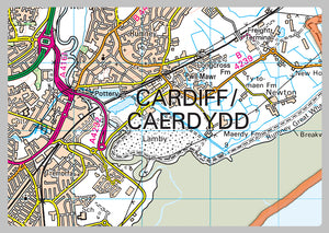 Cardiff County Map– I Love Maps