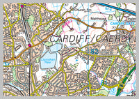 Cardiff County Map– I Love Maps