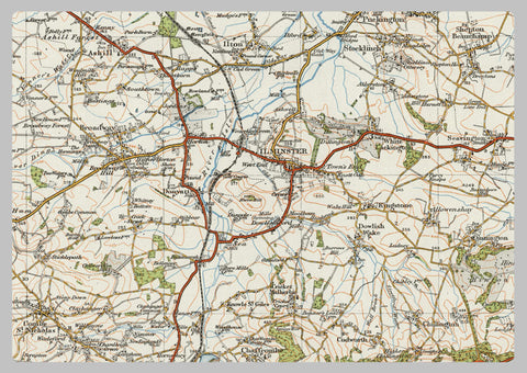 1920 Collection - Chard & Axminster Ordnance Survey Map | I Love Maps