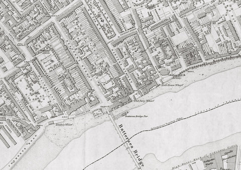 London 1872 Ordnance Survey Map - Sheet LIII - Chelsea | I Love Maps