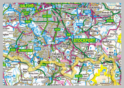Cheshire County Map– I Love Maps