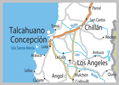 Chile Road Map– I Love Maps