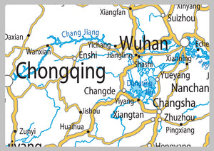 China Road Map– I Love Maps