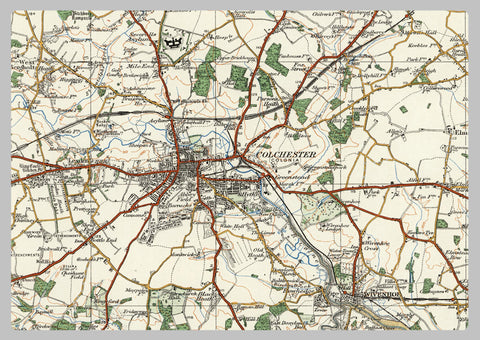 1920 Collection - Clacton On Sea & Harwich Ordnance Survey Map | I Love ...
