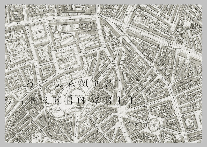 London 1872 Ordnance Survey Map - Sheet XXVI - Clerkenwell– I Love Maps