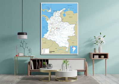 Colombia Road Map– I Love Maps