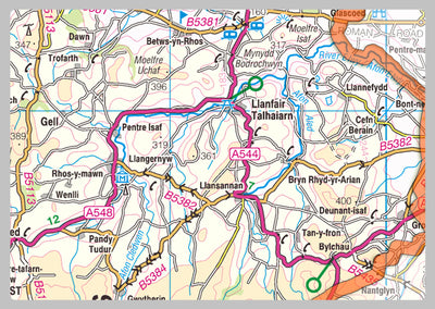 Conwy County Map– I Love Maps
