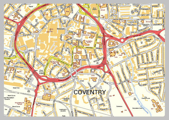 Coventry Street Map– I Love Maps