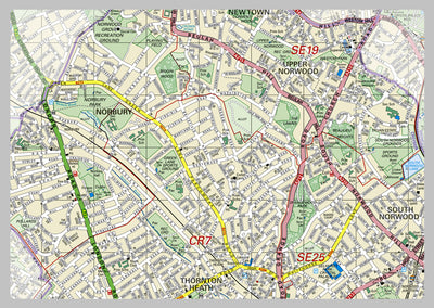 Croydon London Borough Map– I Love Maps