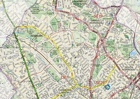 Croydon London Borough Map | I Love Maps