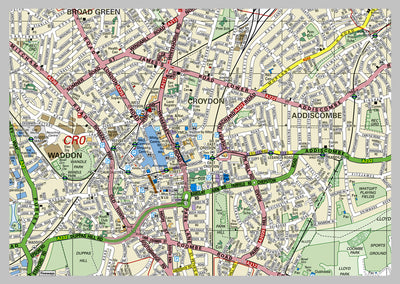 Croydon London Borough Map– I Love Maps