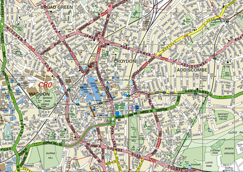 Croydon London Borough Map | I Love Maps