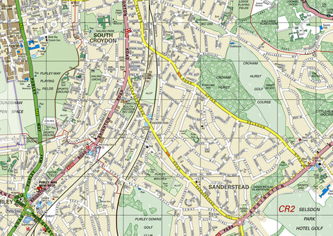 Croydon London Borough Map | I Love Maps