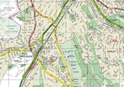 Croydon London Borough Map | I Love Maps