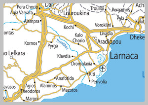 Cyprus Road Map– I Love Maps