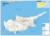 Cyprus Road Map– I Love Maps