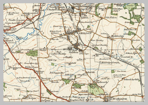 1920 Collection - Darlington Ordnance Survey Map | I Love Maps