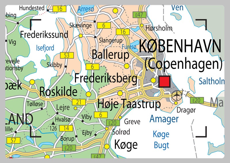 Denmark Political Map– I Love Maps