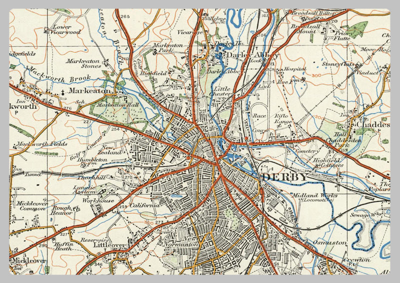 1920 Collection - Derby Ordnance Survey Map– I Love Maps
