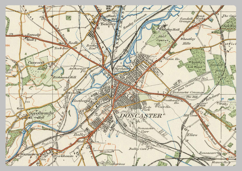 1920 Collection - Doncaster Ordnance Survey Map– I Love Maps