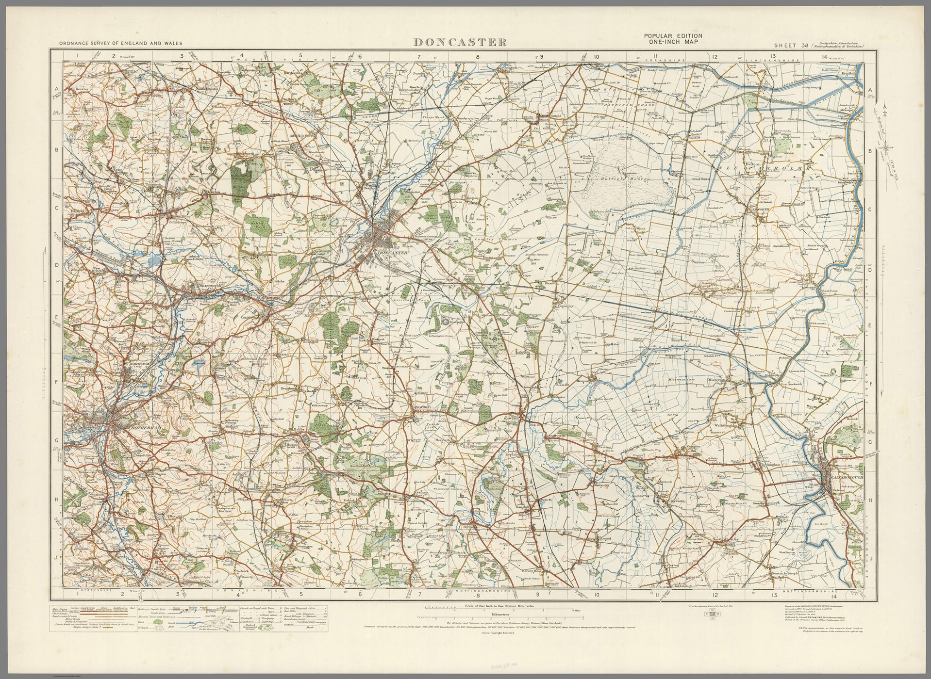 1920 Collection - Doncaster Ordnance Survey Map– I Love Maps