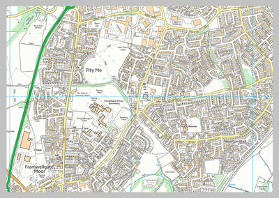 Durham Street Map– I Love Maps