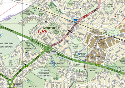 Ealing London Borough Map– I Love Maps