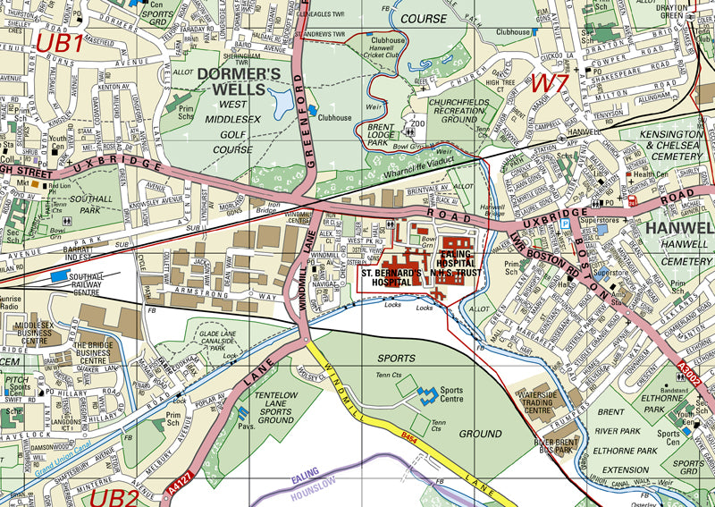 Ealing London Borough Map– I Love Maps