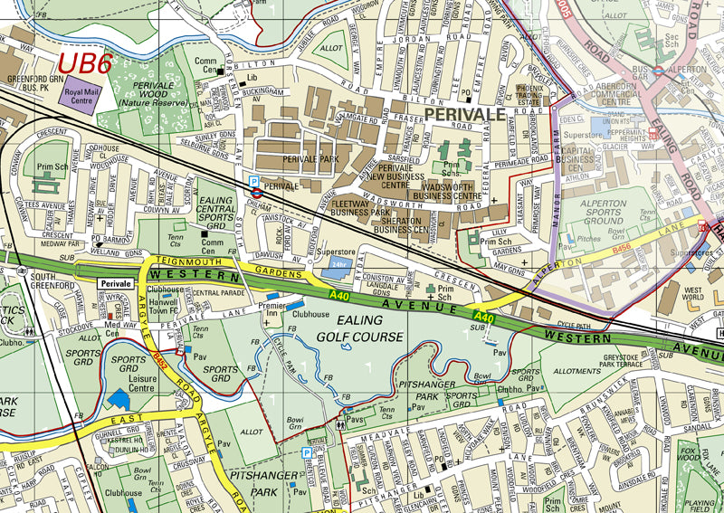 Ealing London Borough Map | I Love Maps