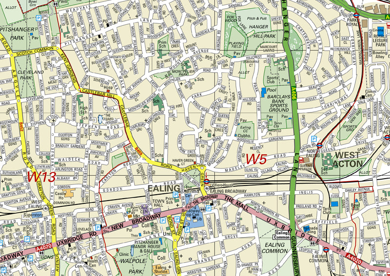 Ealing London Borough Map– I Love Maps