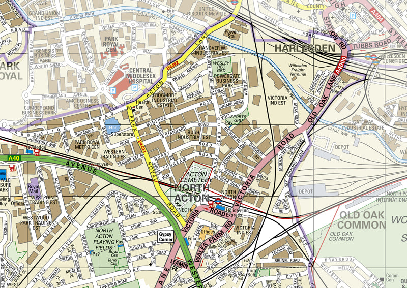 Ealing London Borough Map– I Love Maps