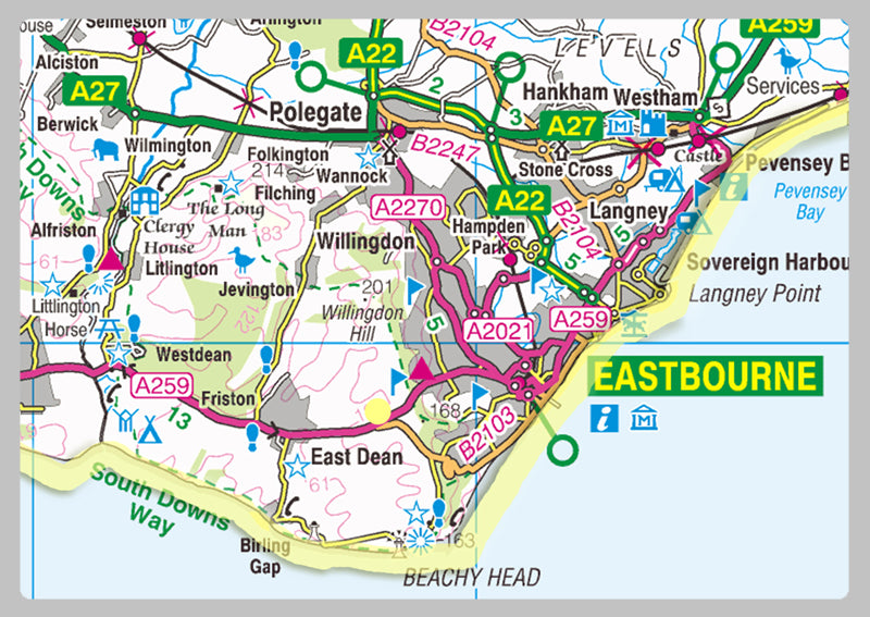 East Sussex County Map– I Love Maps