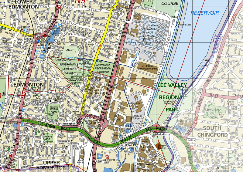 Enfield London Borough Map– I Love Maps