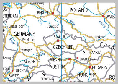 Europe Road Map– I Love Maps