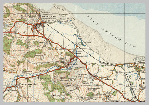 1920 Collection - Exmoor Ordnance Survey Map | I Love Maps